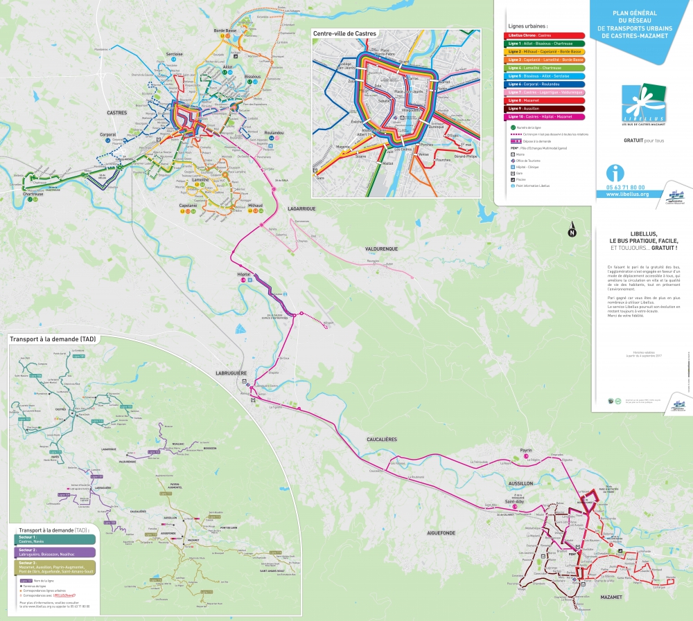 plan de castres» Info ≡ Voyage - Carte - Plan